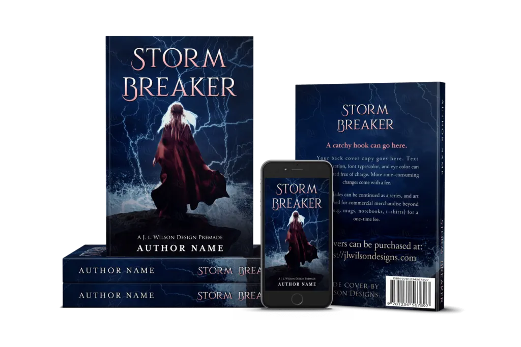 YA Fantasy Book Cover: Storm Breaker - J. L. Wilson Designs