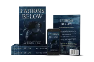 Mermaid Book Cover: Fathoms Below - J. L. Wilson Designs